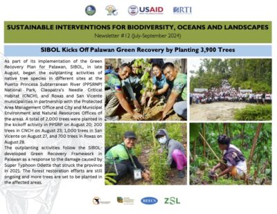 SIBOL Newsletter 12 - Forest Foundation Philippines